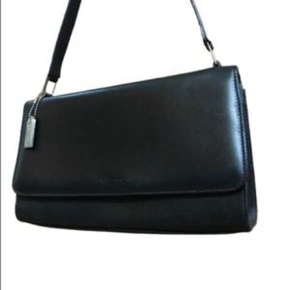 Coach | Bags | Vintage Rare Italian Coach Bridle Black Bag | Poshmark